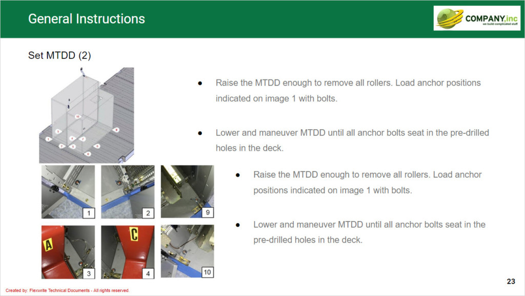 Work Instructions – Flexwrite